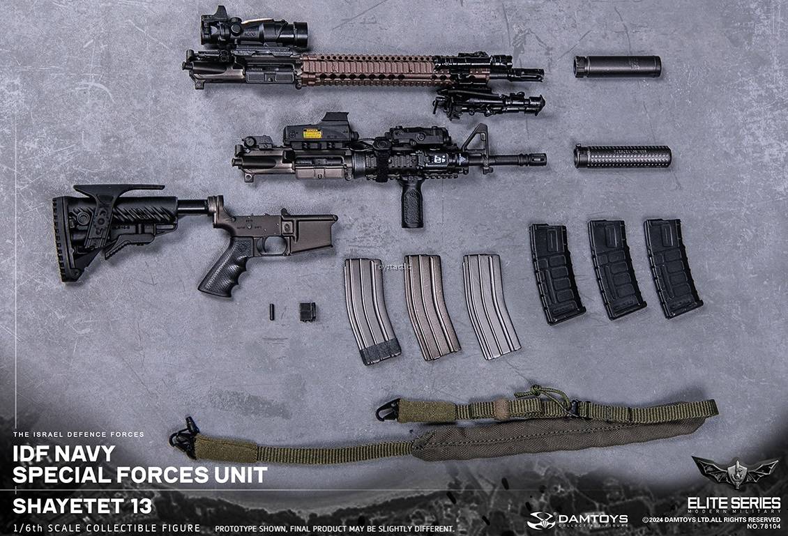 DAMTOYS 78104 1/6 IDF Navy special forces unit - Shayetet 13
