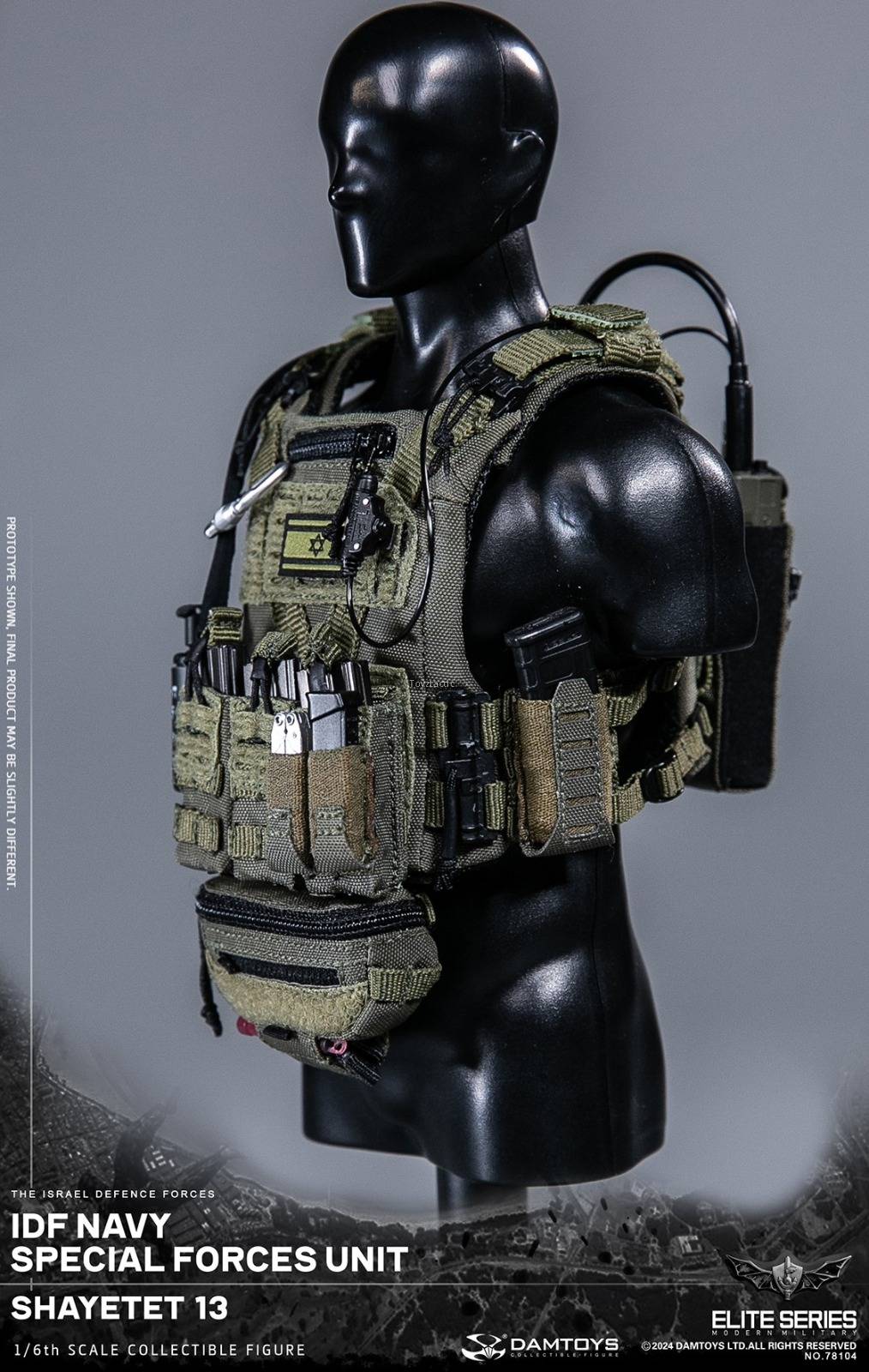 (PREORDER) DAMTOYS 78104 1/6 IDF Navy special forces unit - Shayetet 13
