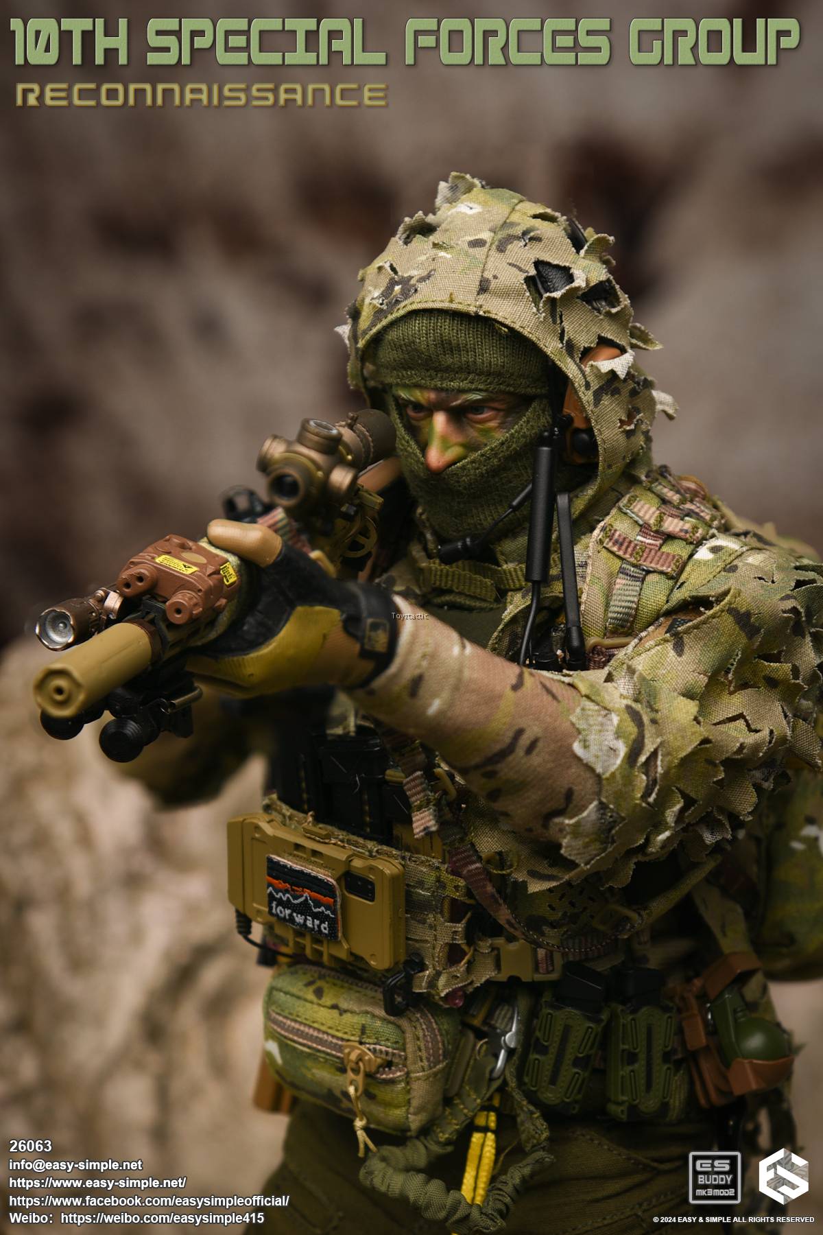 (PREORDER) EASY&SIMPLE 26063 1/6 10TH SPECIAL FORCES GROUP Reconnaissance