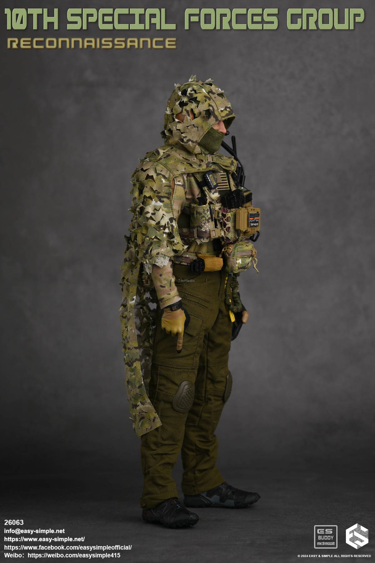 (PREORDER) EASY&SIMPLE 26063 1/6 10TH SPECIAL FORCES GROUP Reconnaissance