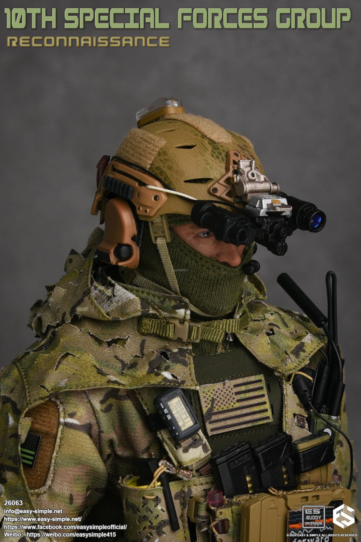 (PREORDER) EASY&SIMPLE 26063 1/6 10TH SPECIAL FORCES GROUP Reconnaissance