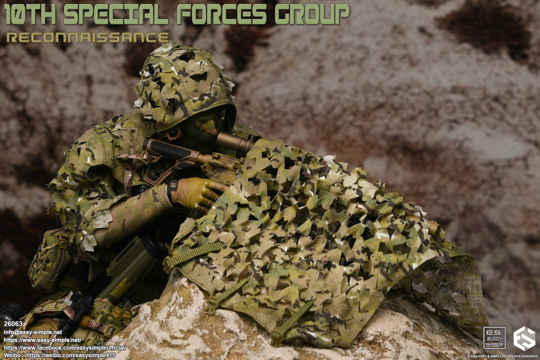 (PREORDER) EASY&SIMPLE 26063 1/6 10TH SPECIAL FORCES GROUP Reconnaissance