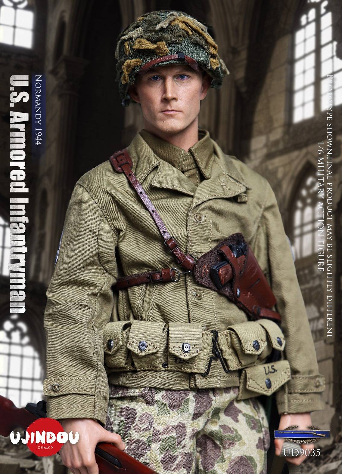 (PREORDER) UJINDOU UD9035 1/6 WWII U.S. Armored Infantryman,Normandy 1944