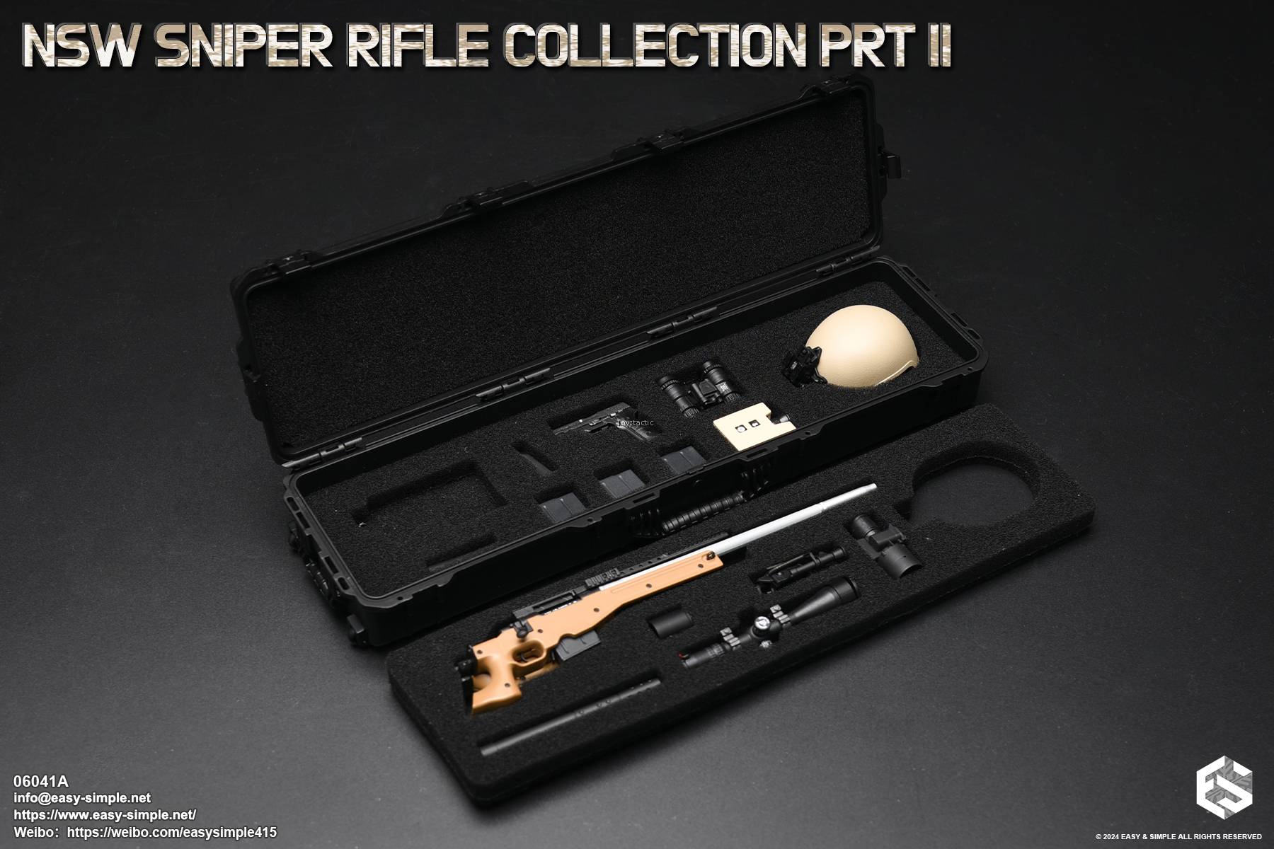 (PREORDER) EASY&SIMPLE 06041 1/6 NSW SNIPER RIFLE COLLECTION PRT Ⅱ - Type A