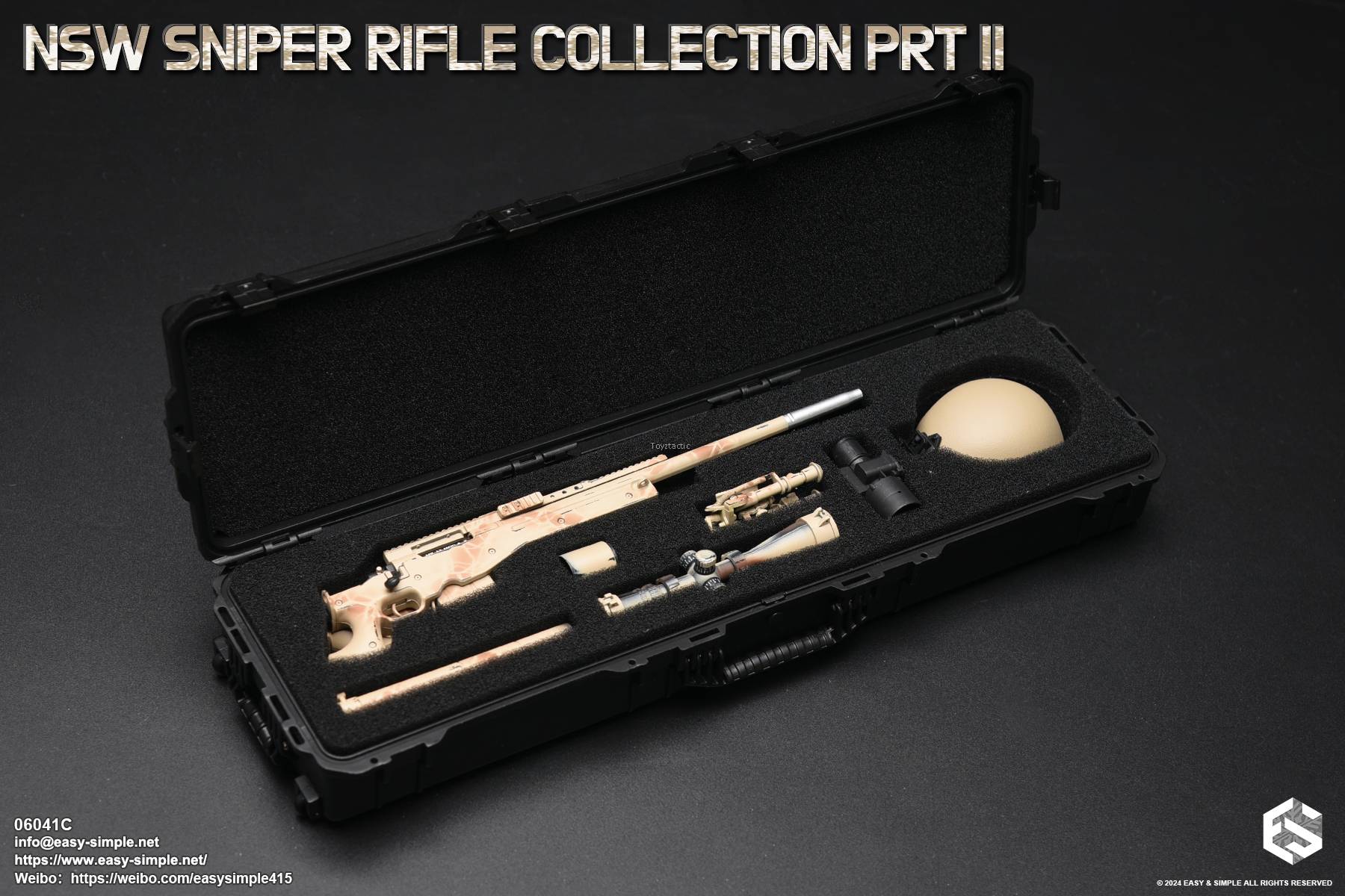 (PREORDER) EASY&SIMPLE 06041 1/6 NSW SNIPER RIFLE COLLECTION PRT Ⅱ - Type C