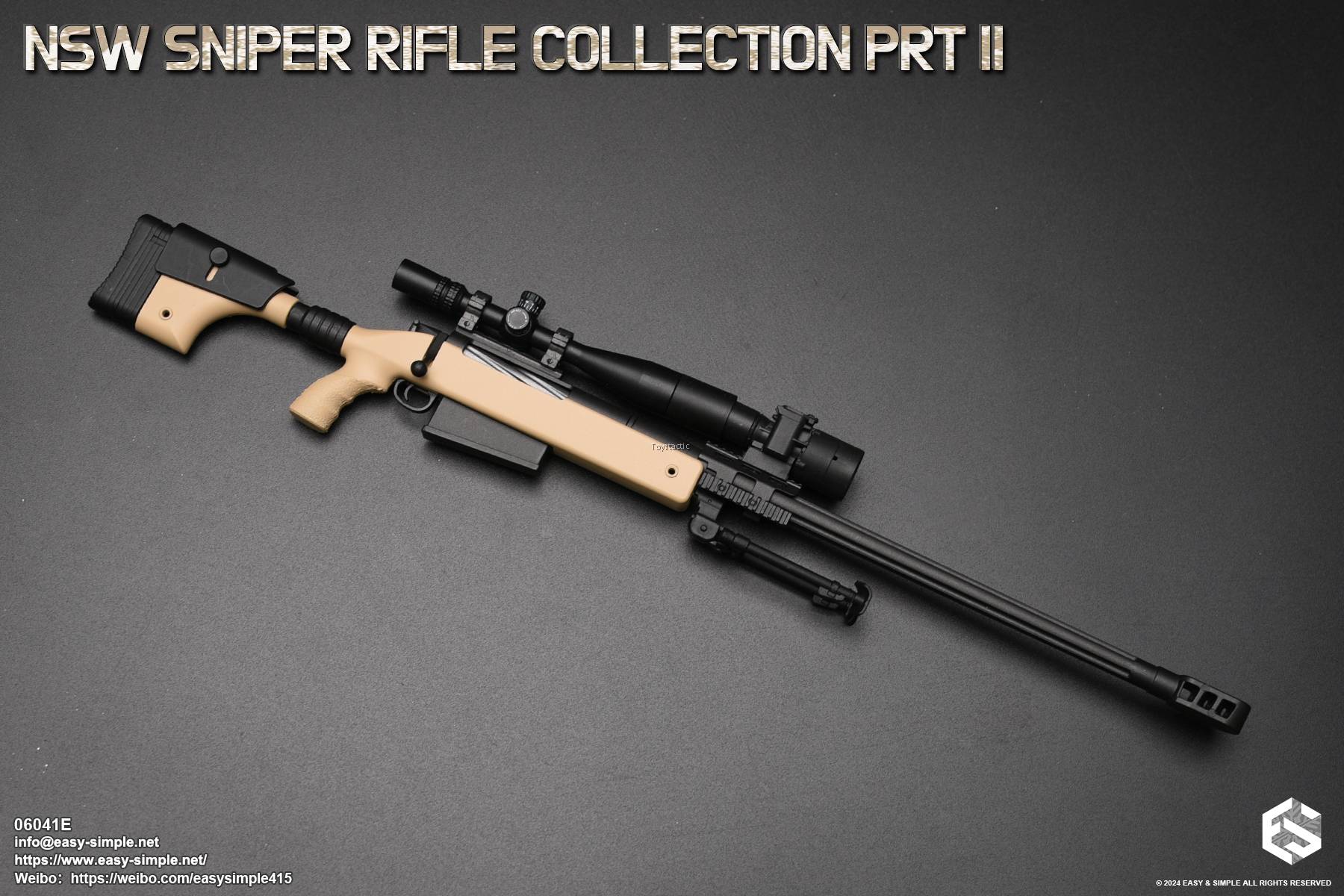 (PREORDER) EASY&SIMPLE 06041 1/6 NSW SNIPER RIFLE COLLECTION PRT Ⅱ - Type E