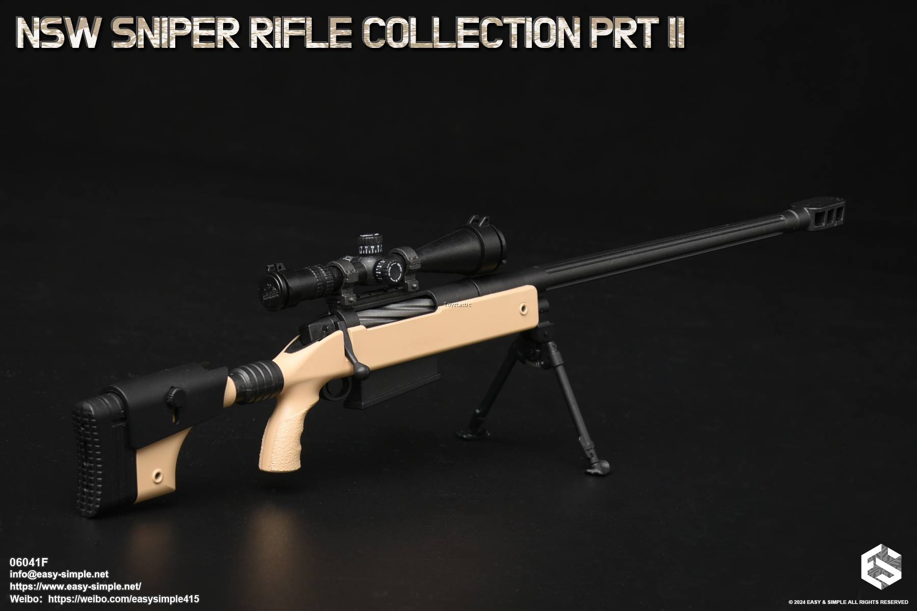(PREORDER) EASY&SIMPLE 06041 1/6 NSW SNIPER RIFLE COLLECTION PRT Ⅱ - Type F