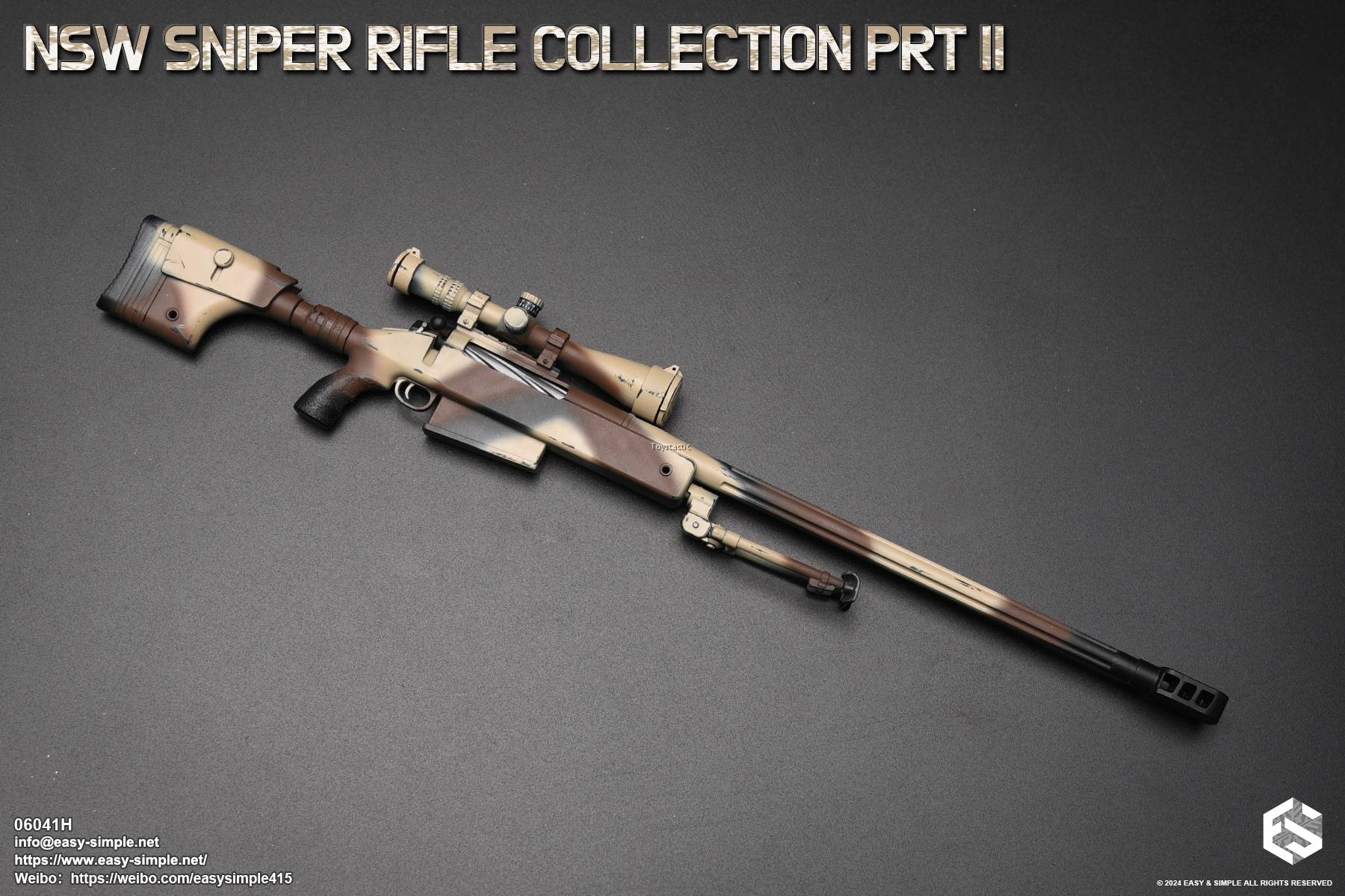 (PREORDER) EASY&SIMPLE 06041 1/6 NSW SNIPER RIFLE COLLECTION PRT Ⅱ - Type H