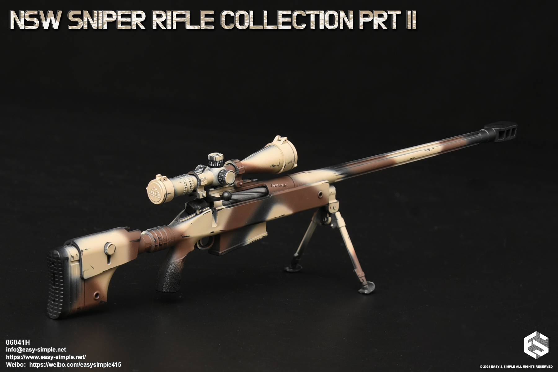 (PREORDER) EASY&SIMPLE 06041 1/6 NSW SNIPER RIFLE COLLECTION PRT Ⅱ - Type H