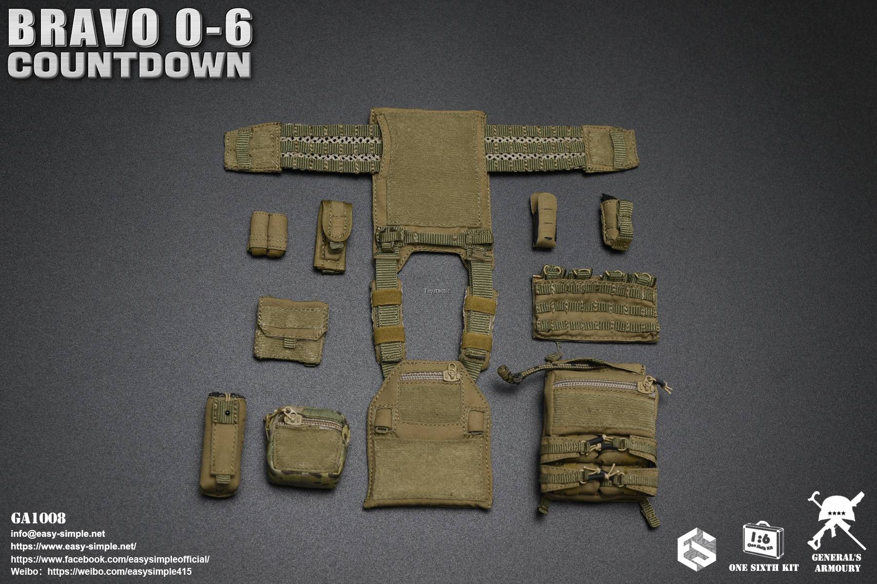 (PREORDER) General's Armoury GA1008 1/6 Bravo 0-6 Countdown