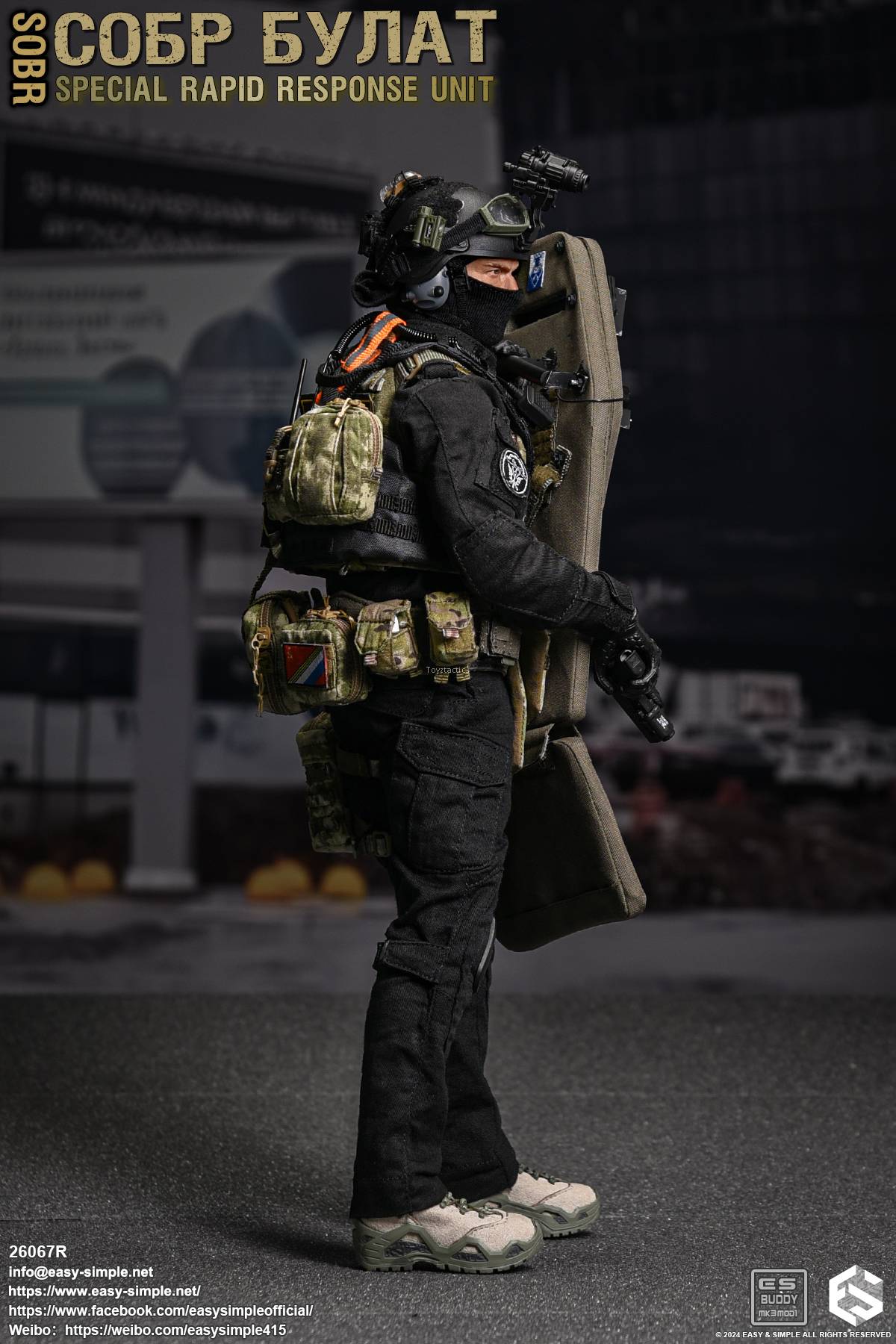 EASY&SIMPLE 26067R 1/6 СОБР Булат Special Rapid Response Unit(SOBR)