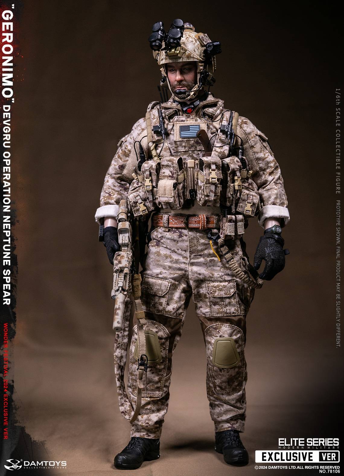 (PREORDER) DAMTOYS 78106 1/6 DEVGRU Operation Neptune Spear “GERONIMO ...