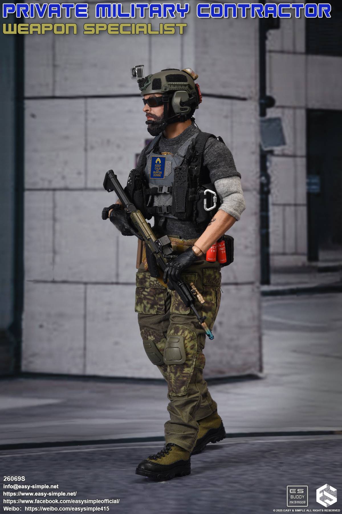 (PREORDER) EASY&SIMPLE 26069S 1/6 Private Military Contractor Weapon ...