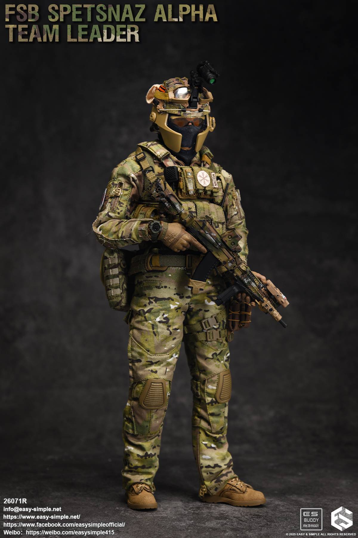 EASY&SIMPLE 26071R 1/6 FSB ALPHA TEAM LEADER.