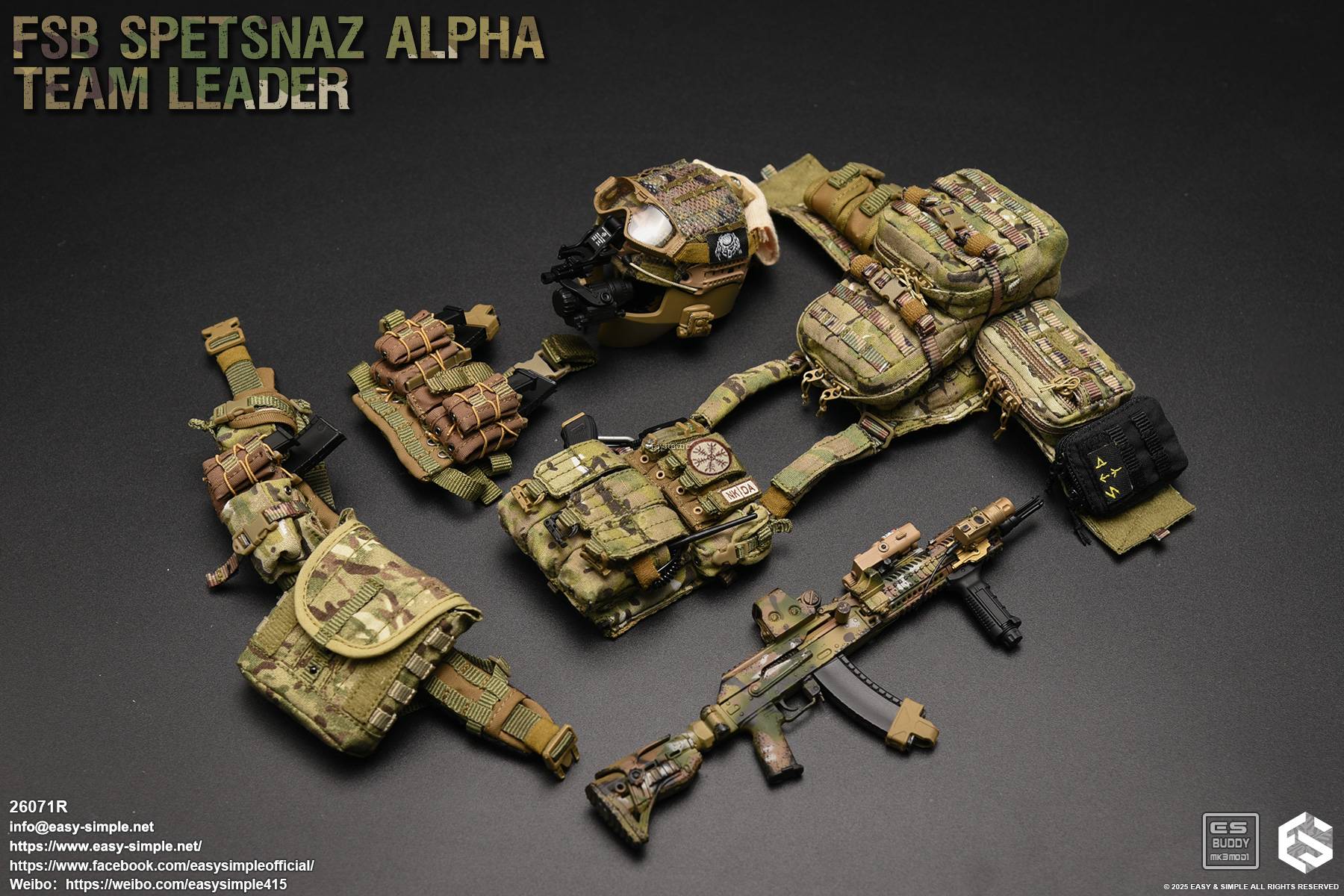 (PREORDER) EASY&SIMPLE 26071R 1/6 FSB ALPHA TEAM LEADER.