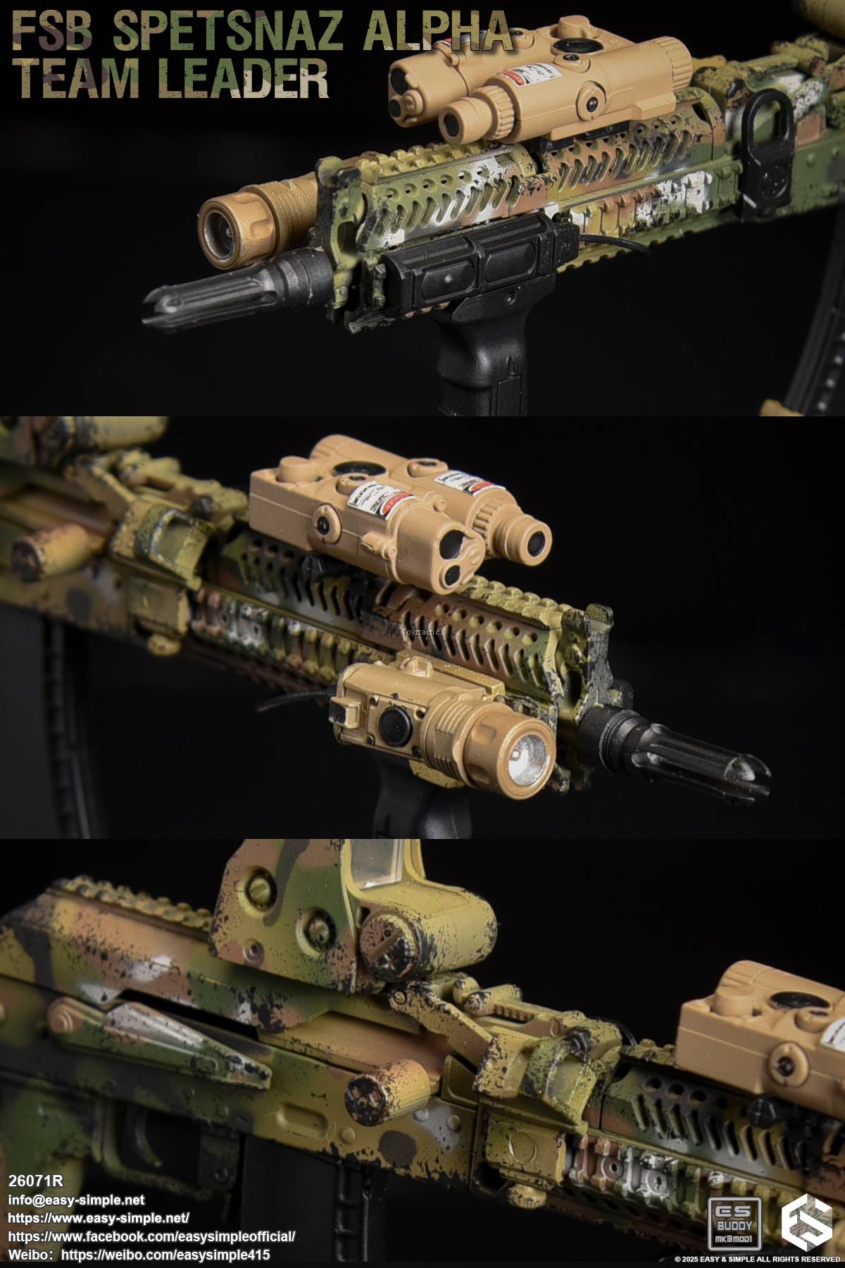 EASY&SIMPLE 26071R 1/6 FSB ALPHA TEAM LEADER.