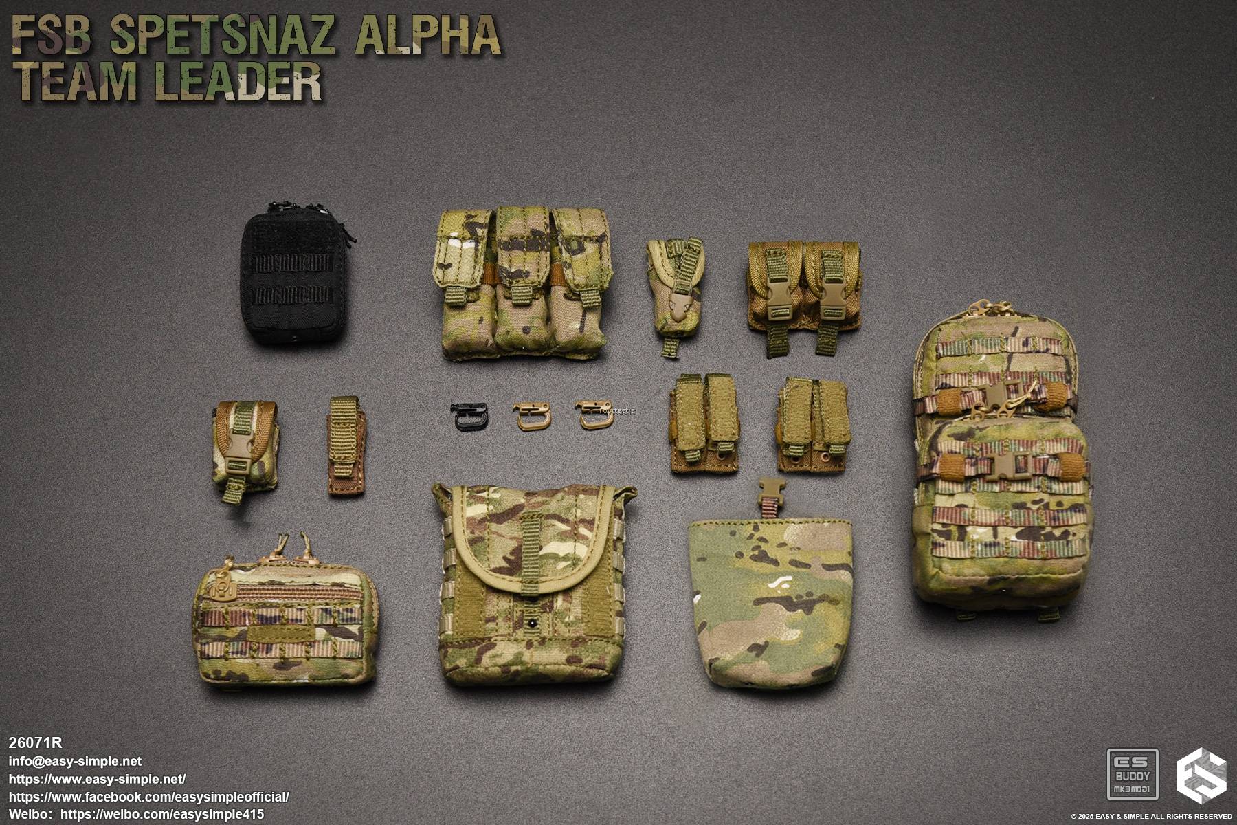 (PREORDER) EASY&SIMPLE 26071R 1/6 FSB ALPHA TEAM LEADER.