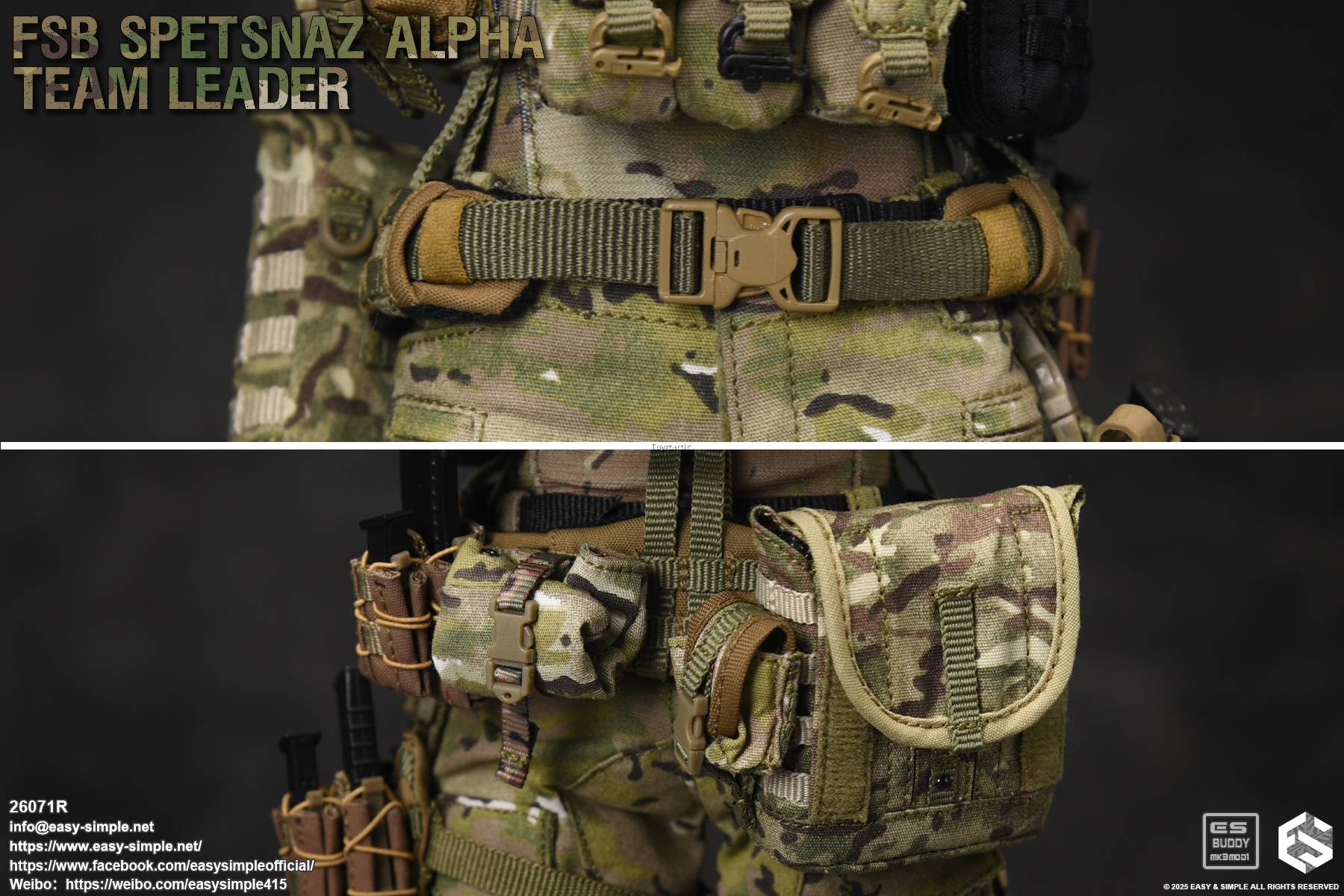 (PREORDER) EASY&SIMPLE 26071R 1/6 FSB ALPHA TEAM LEADER.