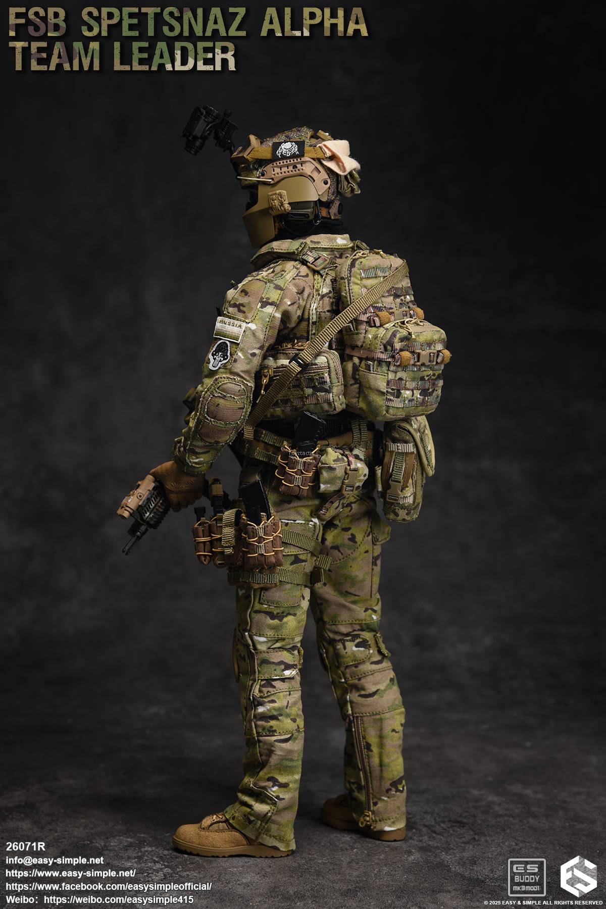 (PREORDER) EASY&SIMPLE 26071R 1/6 FSB ALPHA TEAM LEADER.