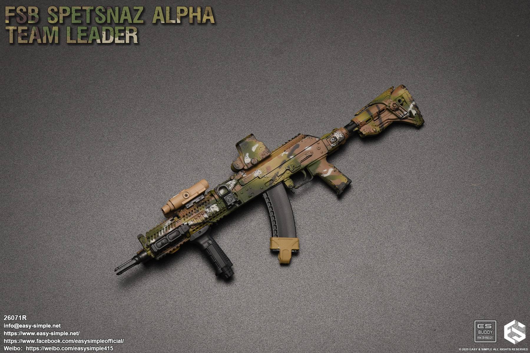 EASY&SIMPLE 26071R 1/6 FSB ALPHA TEAM LEADER.
