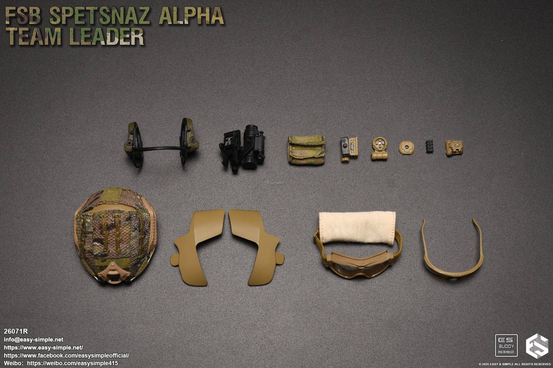 (PREORDER) EASY&SIMPLE 26071R 1/6 FSB ALPHA TEAM LEADER.