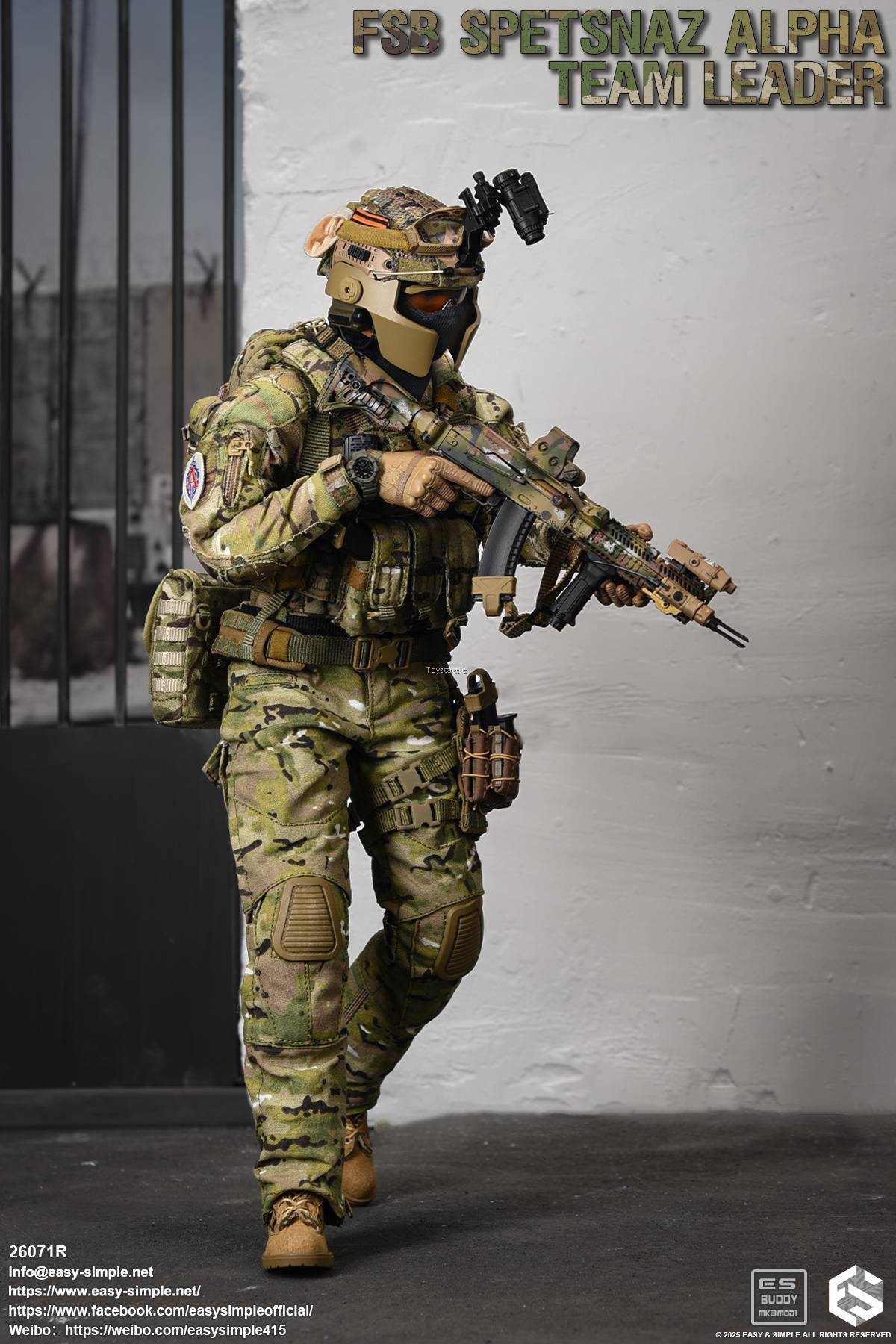 (PREORDER) EASY&SIMPLE 26071R 1/6 FSB ALPHA TEAM LEADER.