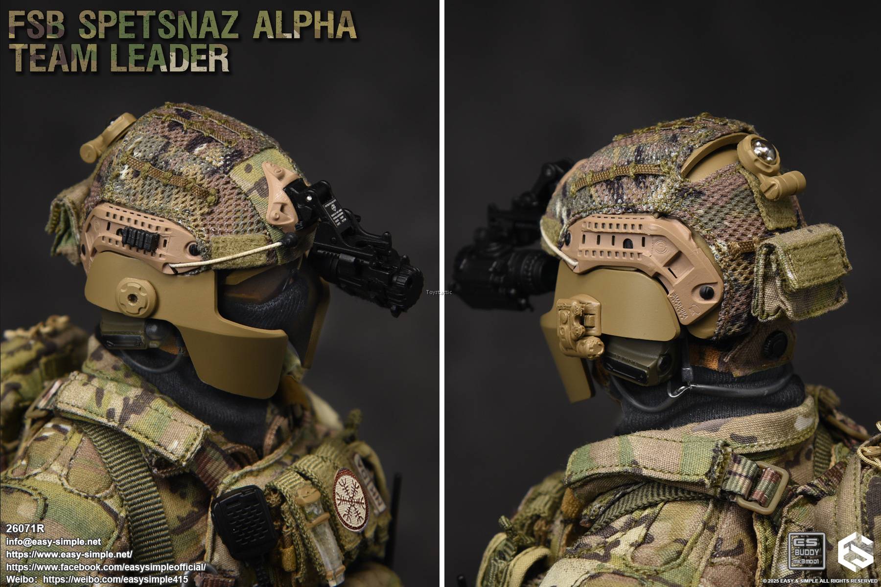 (PREORDER) EASY&SIMPLE 26071R 1/6 FSB ALPHA TEAM LEADER.