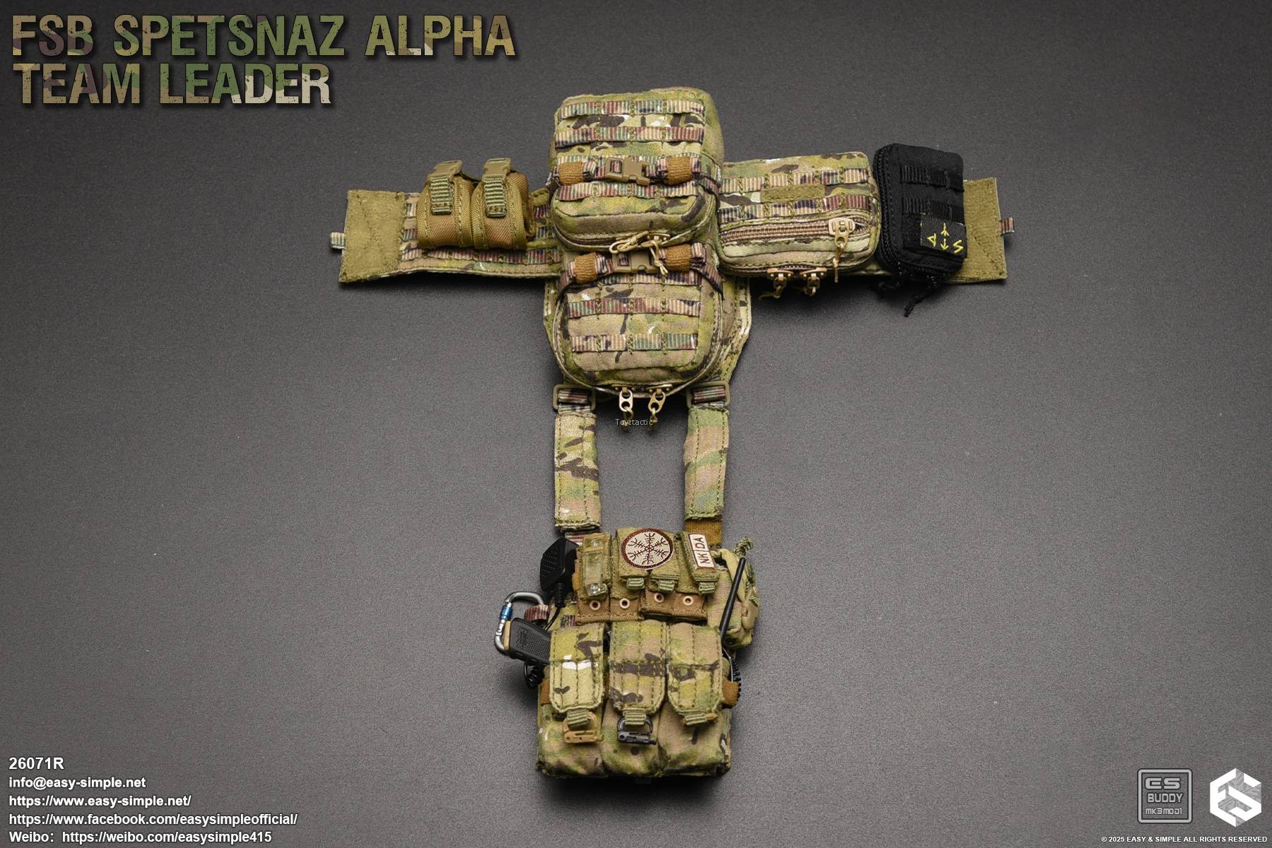 (PREORDER) EASY&SIMPLE 26071R 1/6 FSB ALPHA TEAM LEADER.
