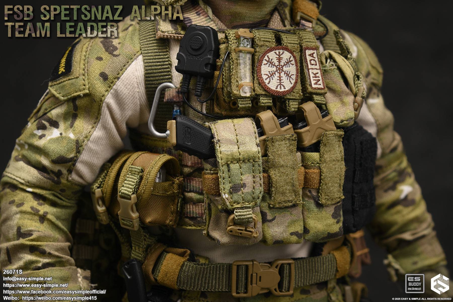 (PREORDER) EASY&SIMPLE 26071S 1/6 FSB ALPHA TEAM LEADER.