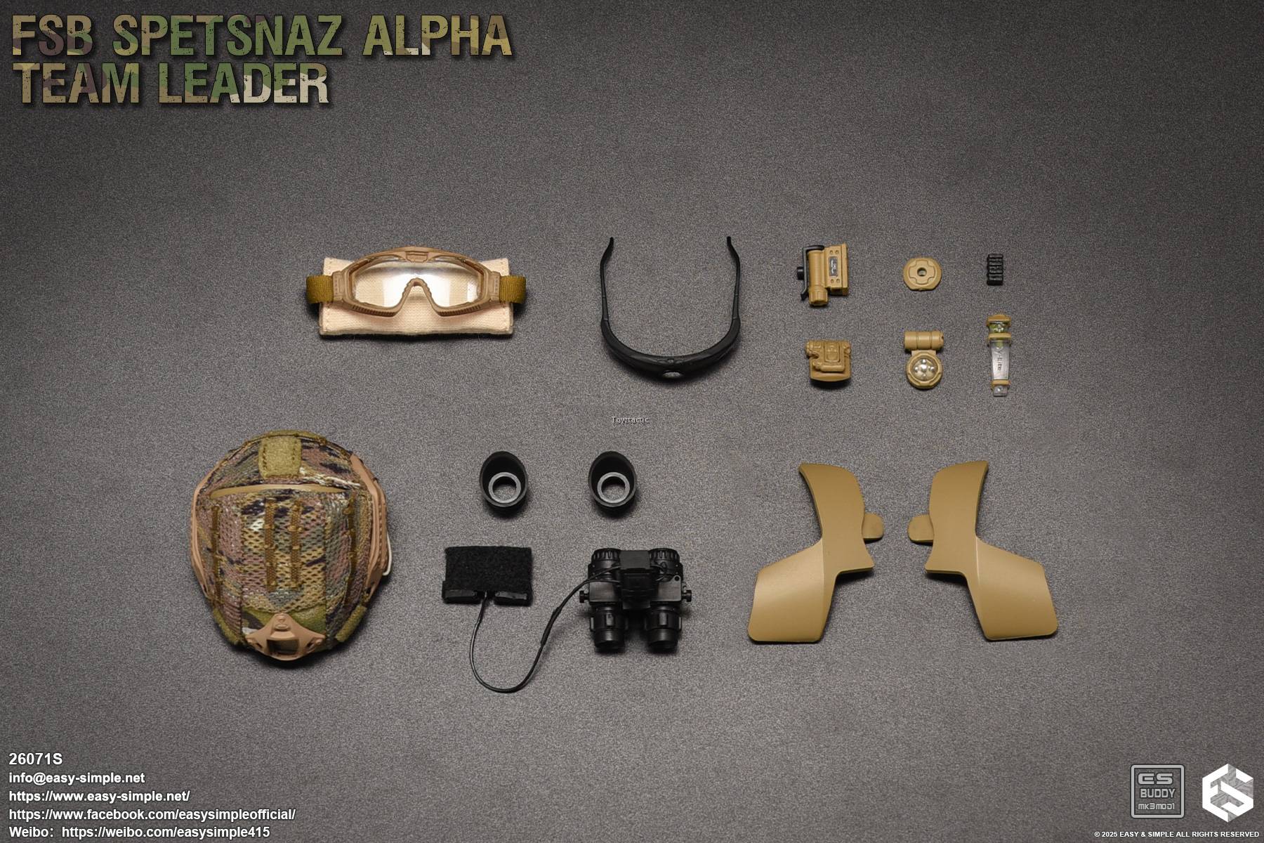 (PREORDER) EASY&SIMPLE 26071S 1/6 FSB ALPHA TEAM LEADER.