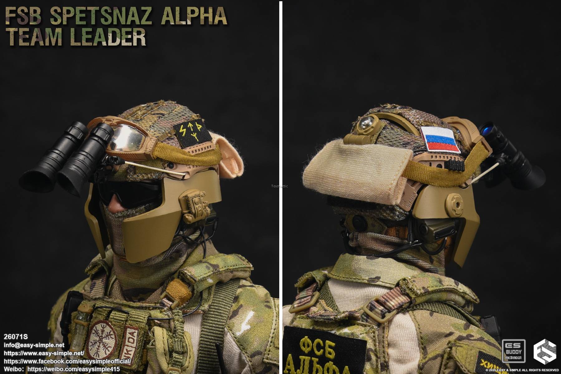 (PREORDER) EASY&SIMPLE 26071S 1/6 FSB ALPHA TEAM LEADER.