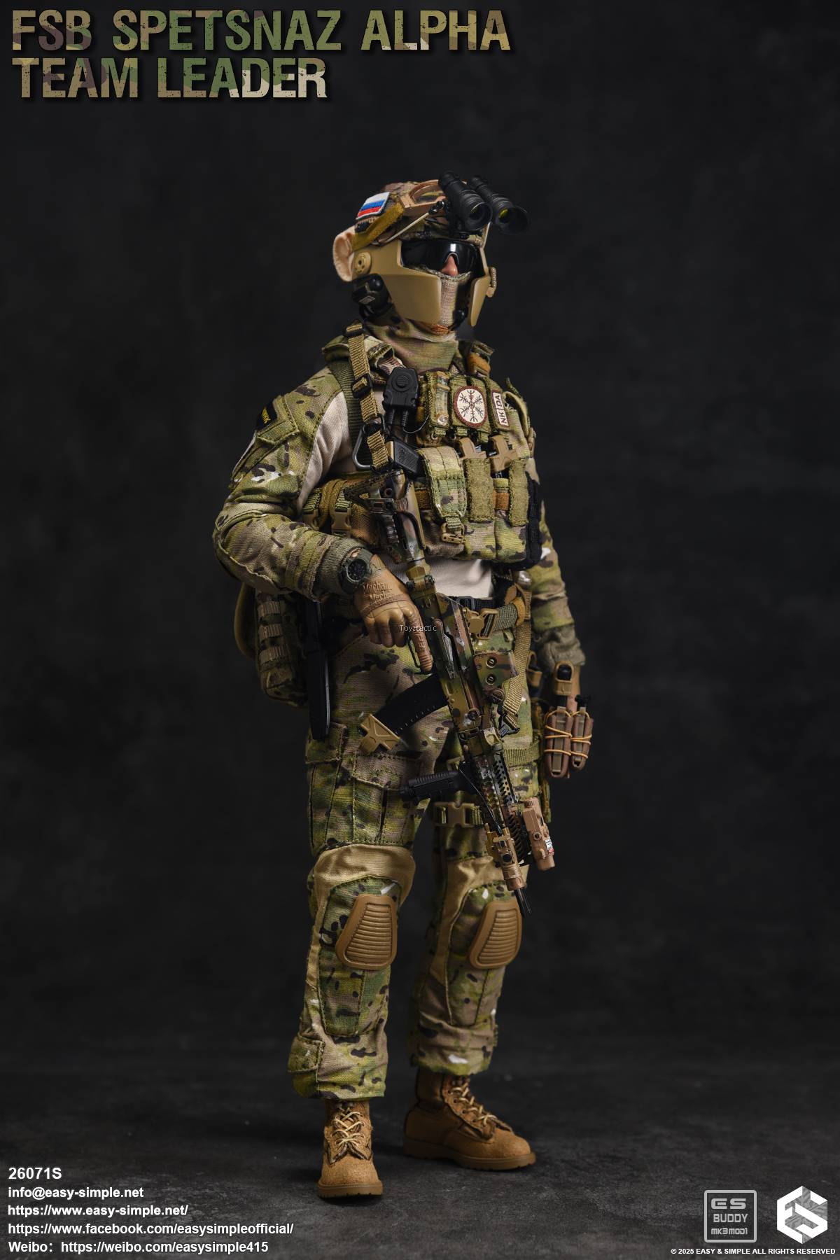 EASY&SIMPLE 26071S 1/6 FSB ALPHA TEAM LEADER.