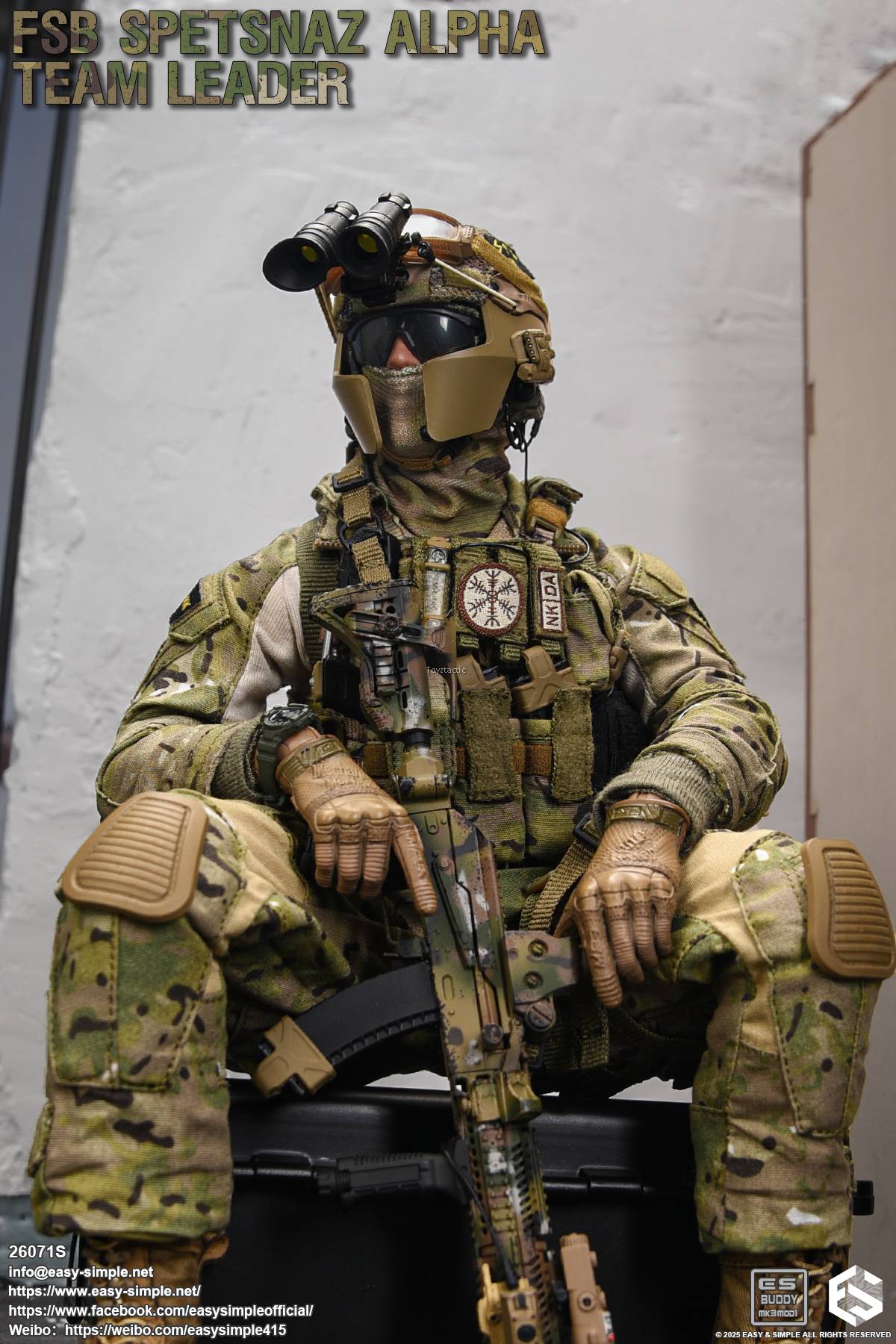 EASY&SIMPLE 26071S 1/6 FSB ALPHA TEAM LEADER.