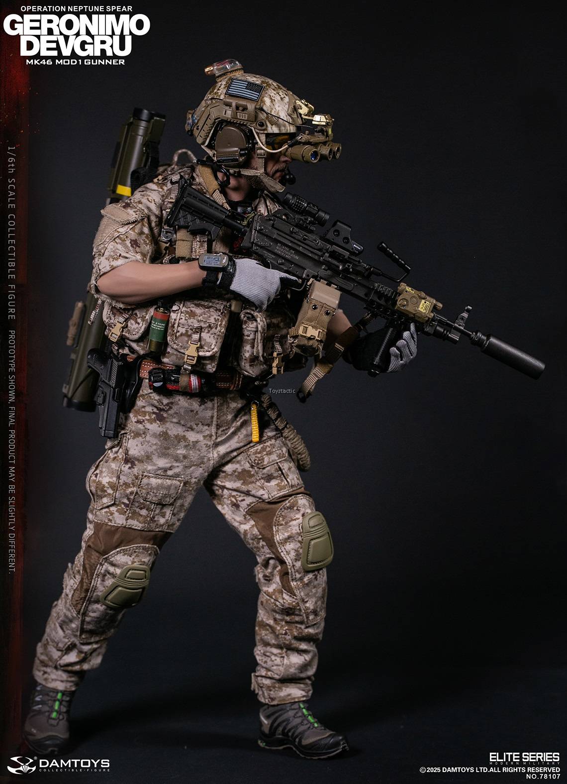 (PREORDER) DAMTOYS 78107 1/6 DEVGRU Operation Neptune Spear “GERONIMO ...