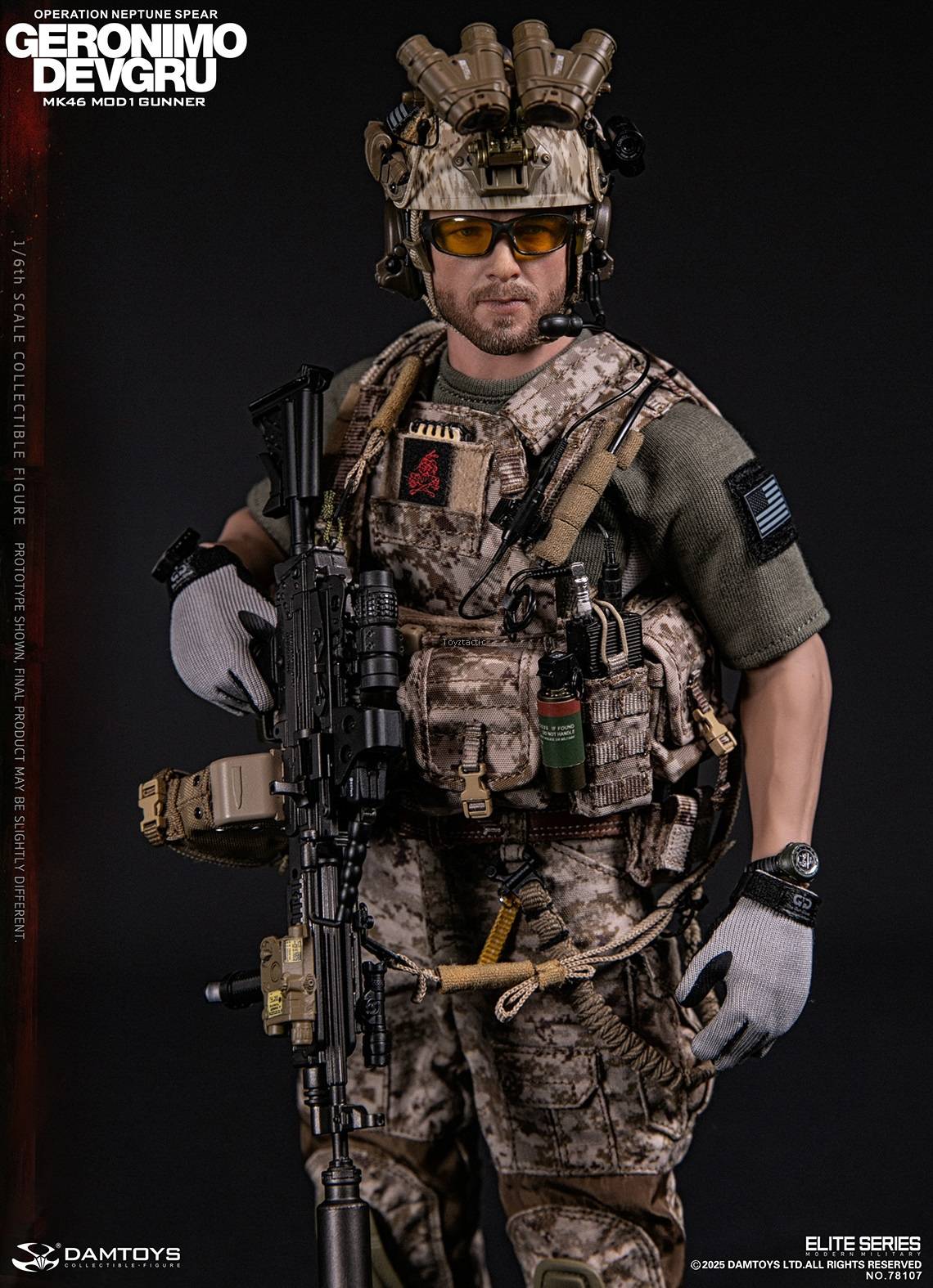 (PREORDER) DAMTOYS 78107 1/6 DEVGRU Operation Neptune Spear “GERONIMO ...