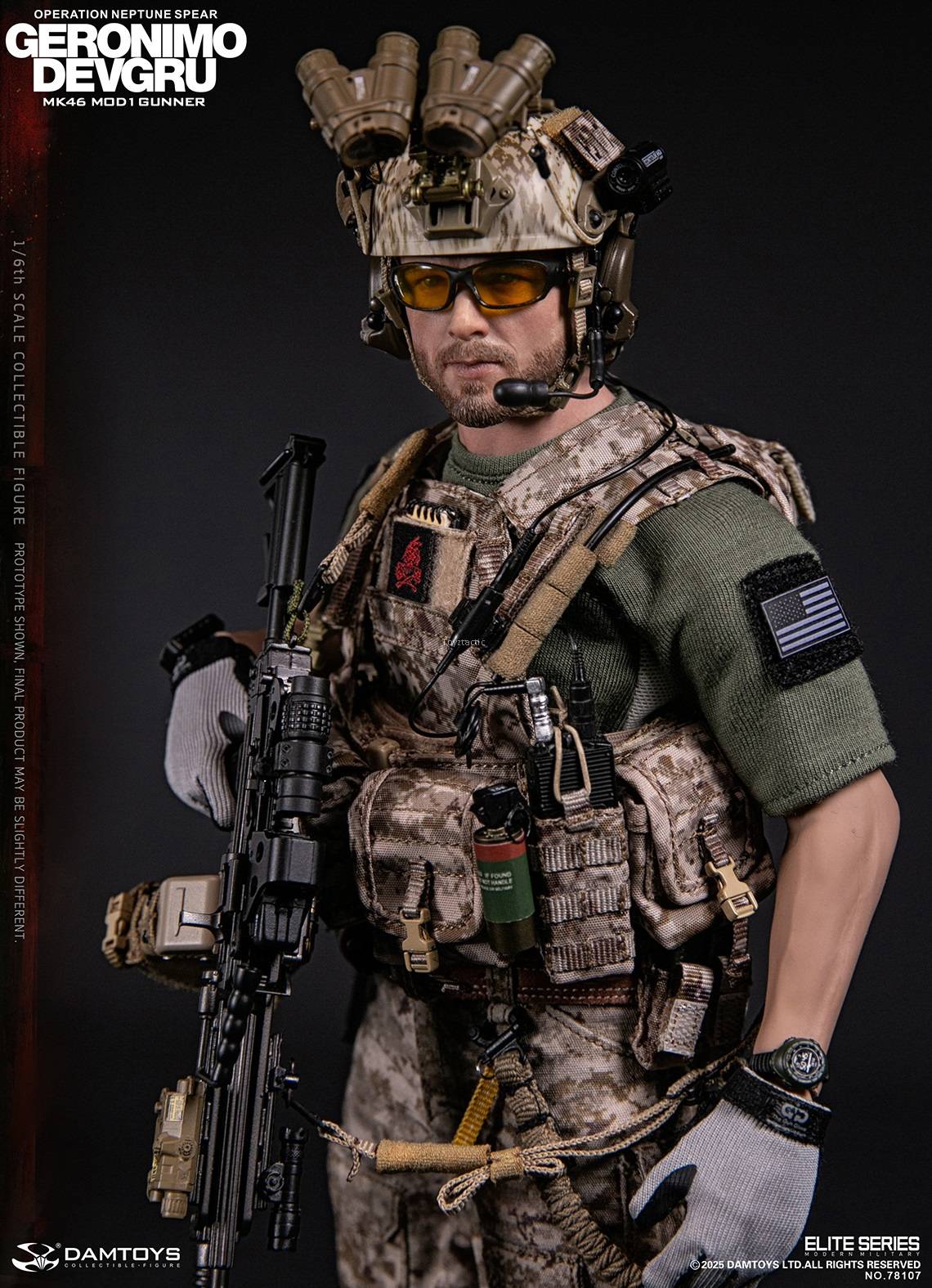 (PREORDER) DAMTOYS 78107 1/6 DEVGRU Operation Neptune Spear “GERONIMO ...