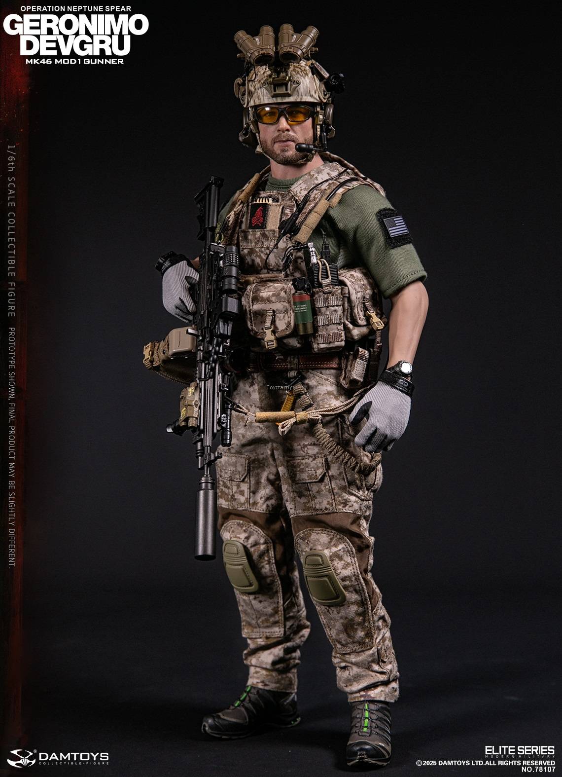 (PREORDER) DAMTOYS 78107 1/6 DEVGRU Operation Neptune Spear “GERONIMO ...