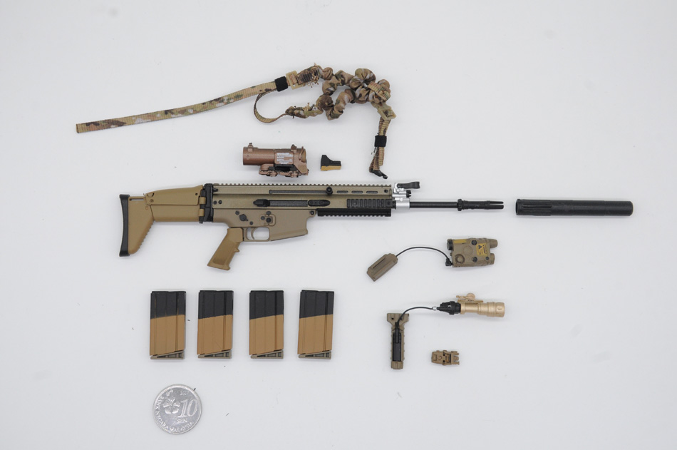 Mini Times Toys M028 1/6 US Army Special Force - MK17 7.62mm Rifle Set