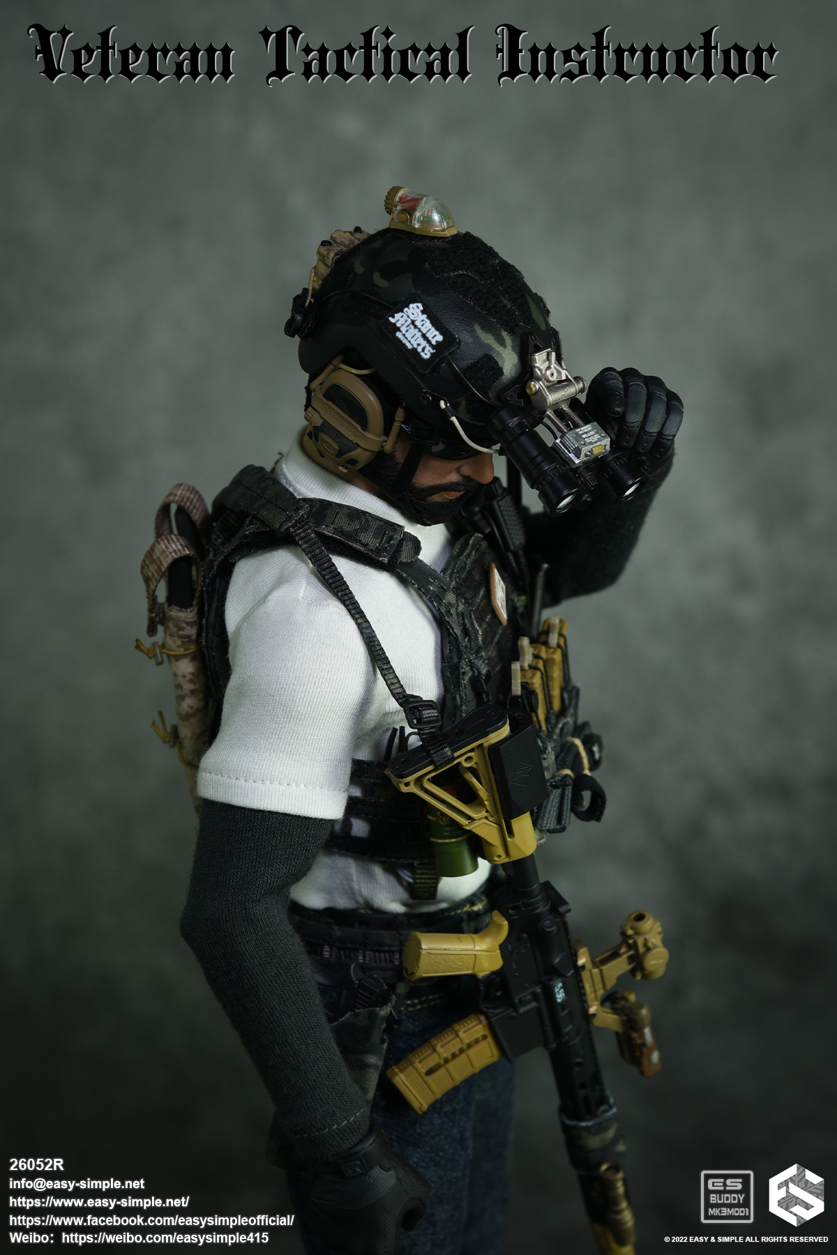 EASY&SIMPLE 26052R 1/6 Veteran Tactical Instructor
