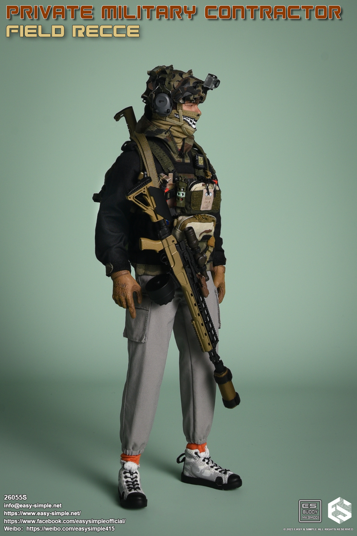 EASY&SIMPLE 26055S 1/6 Private Military Contractor Field Recce