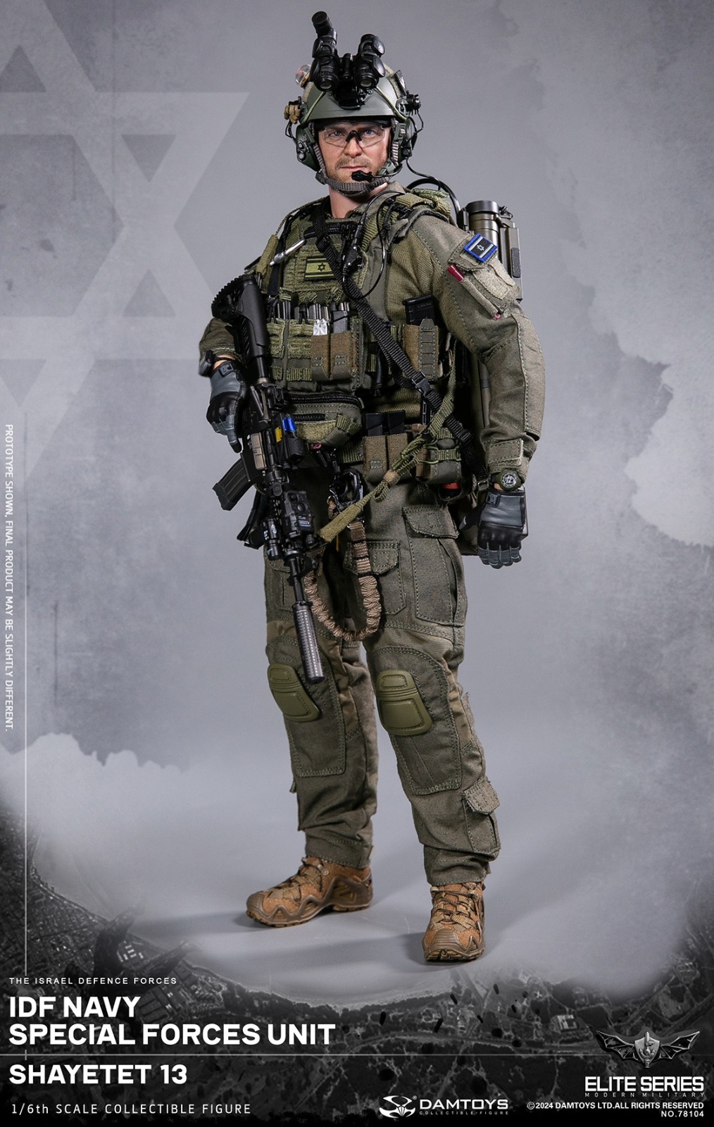 DAMTOYS 78104 1/6 IDF Navy special forces unit - Shayetet 13