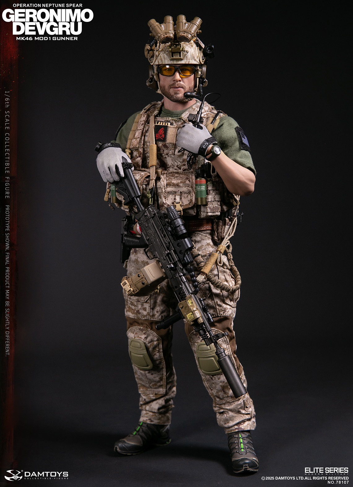 (PREORDER) DAMTOYS 78107 1/6 DEVGRU Operation Neptune Spear “GERONIMO ...