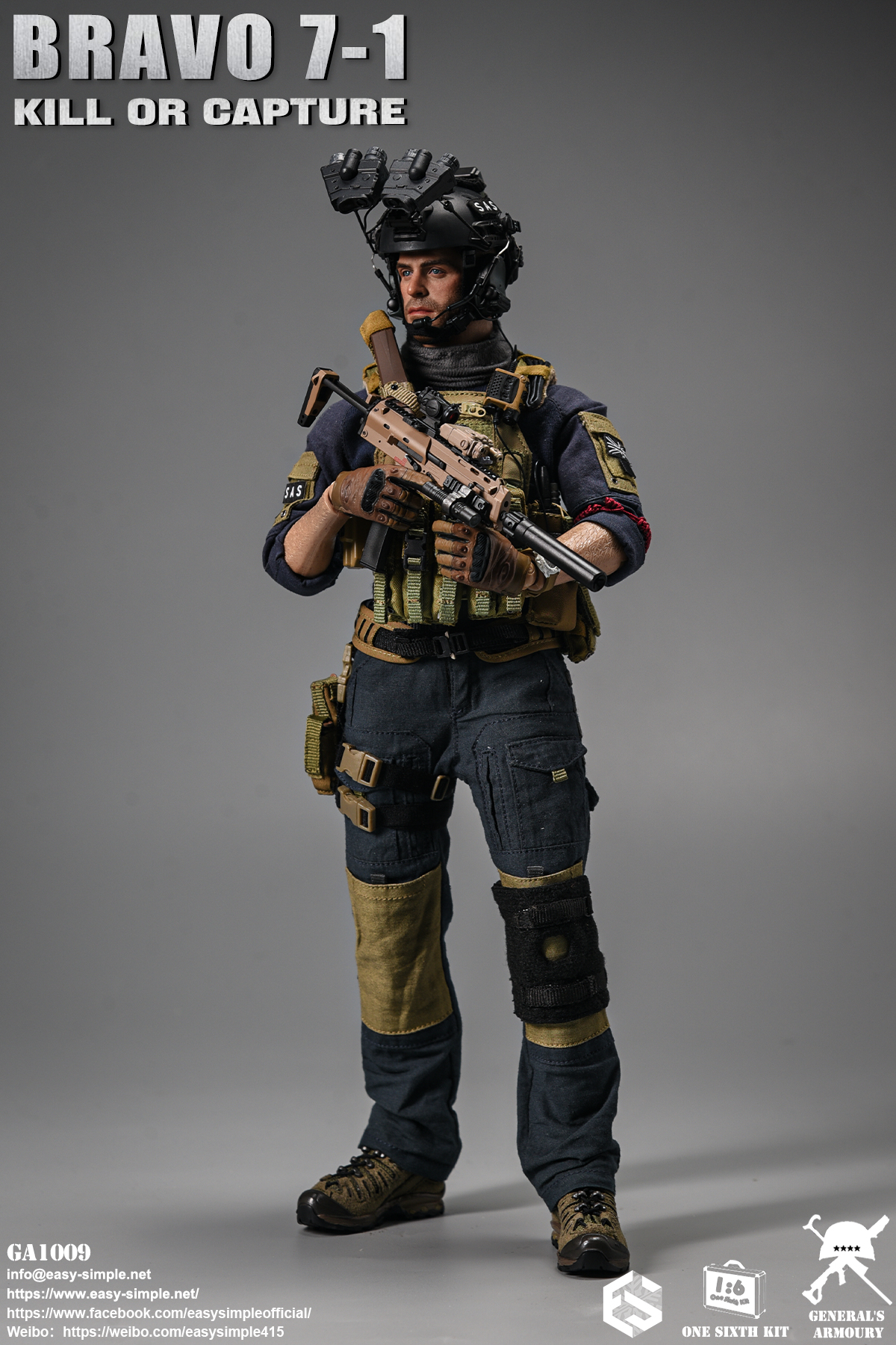 (PREORDER) GENERAL'S ARMOURY GA1009 1/6 BRAVO 7-1 KILL OR CAPTURE